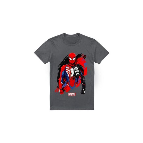 Spider-Man | Shirts | Spiderman Mens Symbiote Tshirt Charcoal | Poshmark